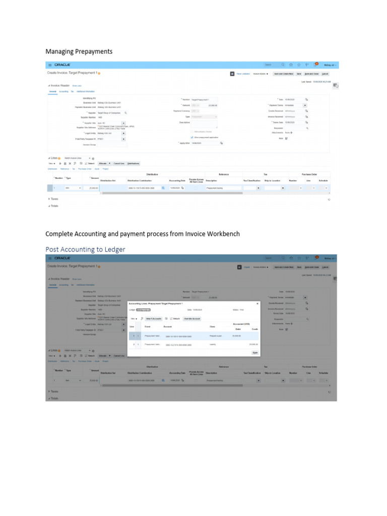 4 Prepayments To Supplier Merge | PDF | Debits And Credits | Accounts Payable