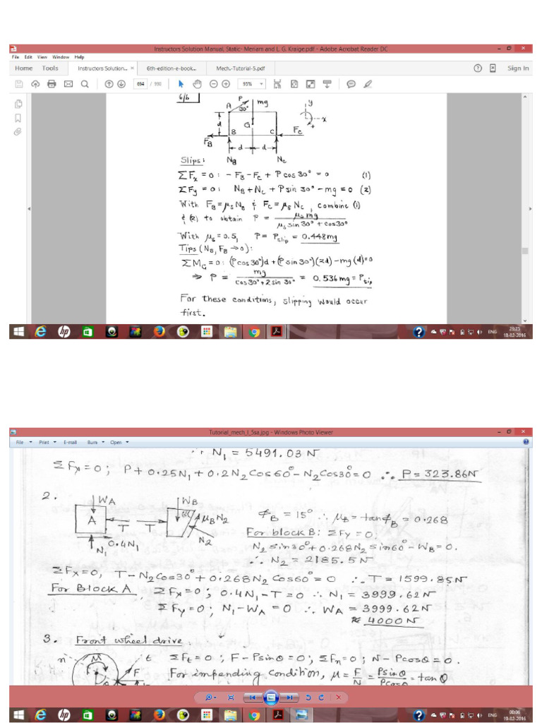 Tutorial 5 Solutions | PDF