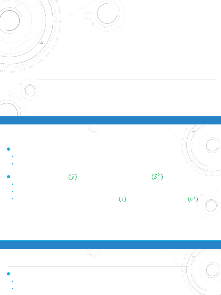L03 Confidence Intervals Pdf Chi Squared Distribution Variance
