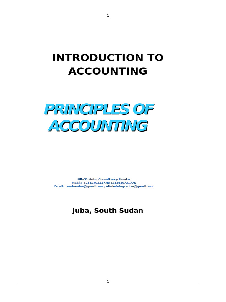 Introduction to Accounting | PDF | Debits And Credits | Expense