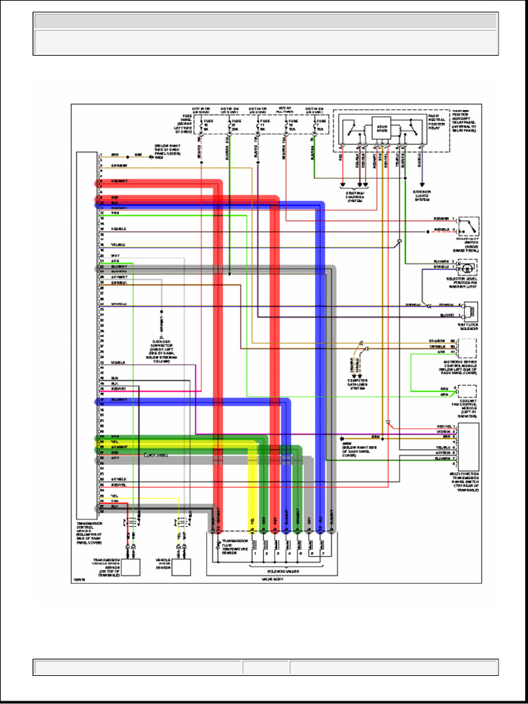 Diagrama Caja 01m VW Golf, New Betle, Passat, Jetta, Bora, Skoda ...