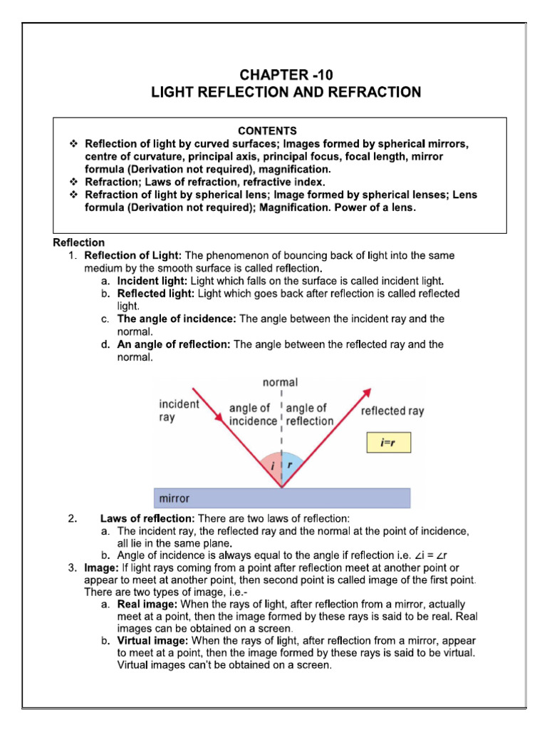 Refernce Material - LIGHT | PDF