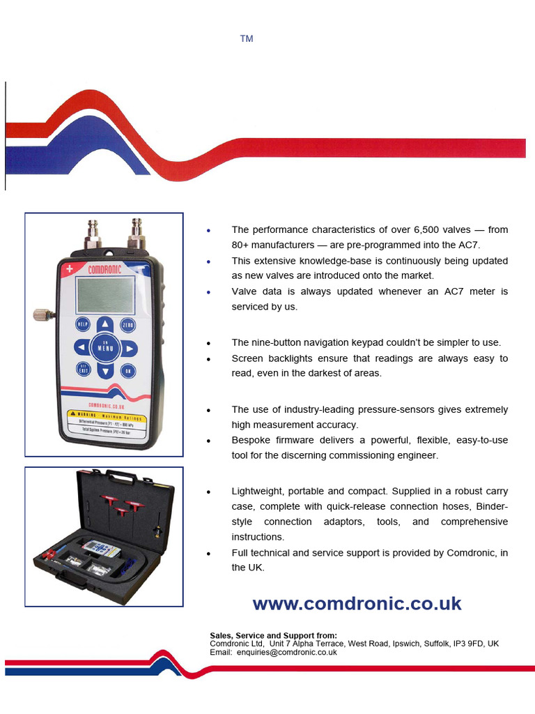 AC7HP-Brochure v4 Oct-23 | PDF | Pressure | Pressure Measurement