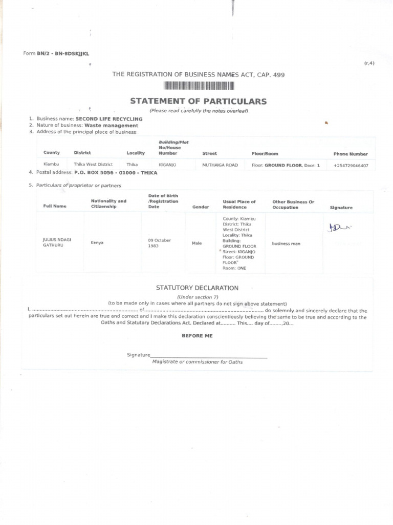 Signed Form | PDF