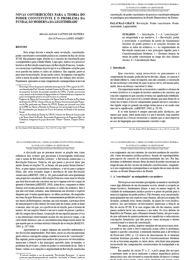 06 - CATTONI - Novas Contribuições para Uma Teoria Do Poder ...