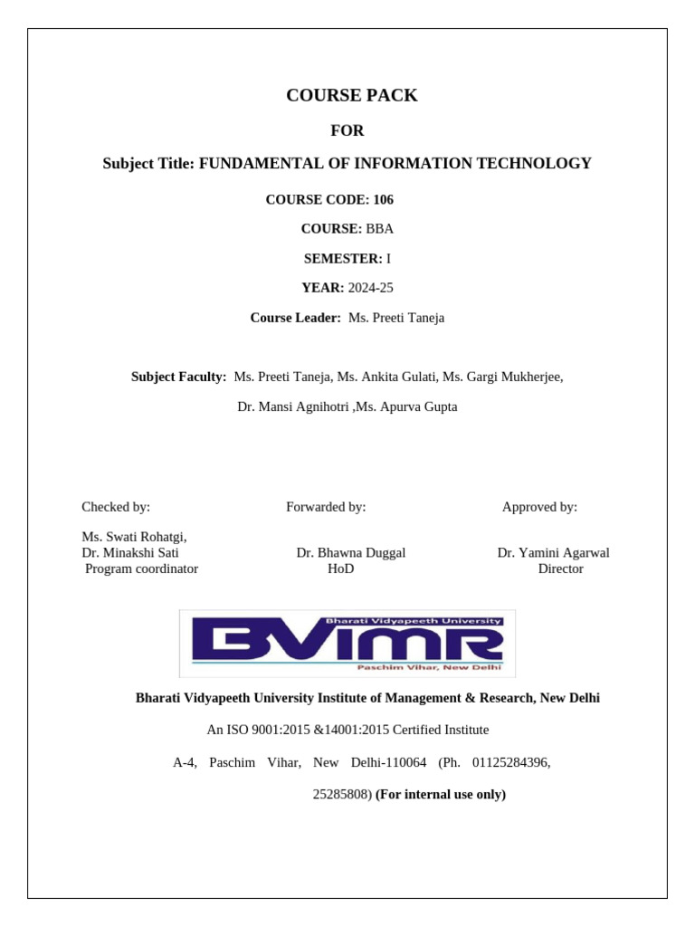 CP FIT | PDF | Computer Data Storage | Input/Output