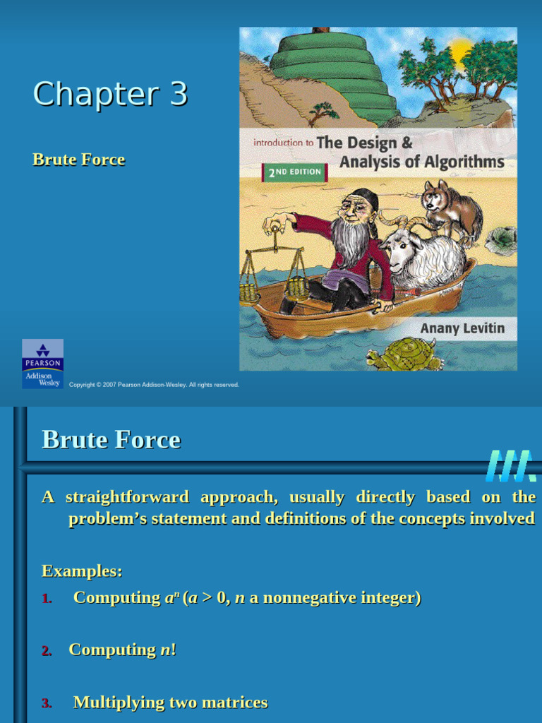 Chapter 3 Brute Force | PDF | Multiplication | Algorithms And Data Structures