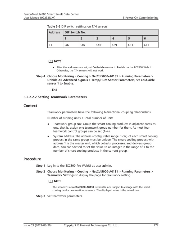 Procedimiento Teamwork Netcool5000 | PDF