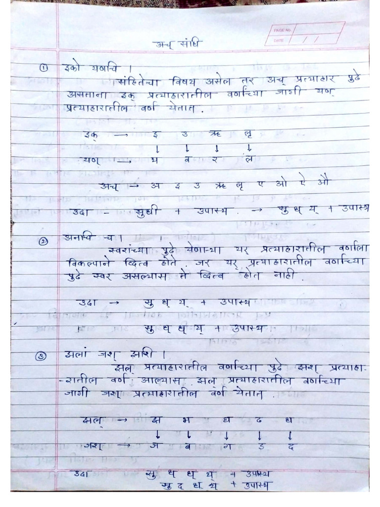 Sandhi Prakaran by Vaibhav | PDF