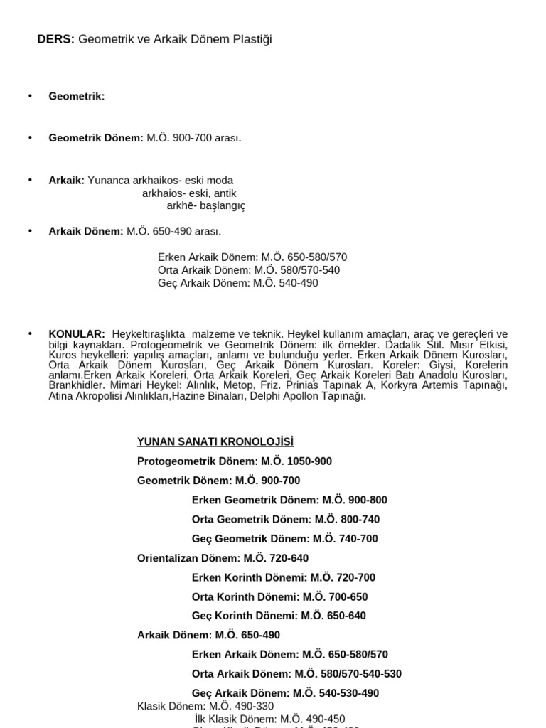 Arkaik 1 | PDF