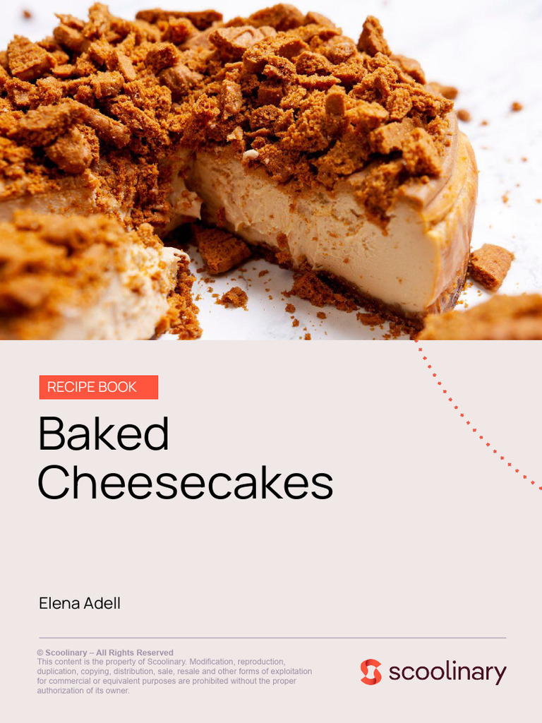 EN Baked Cheesecakes Recipe Book | PDF | Fruit Preserves | Chocolate