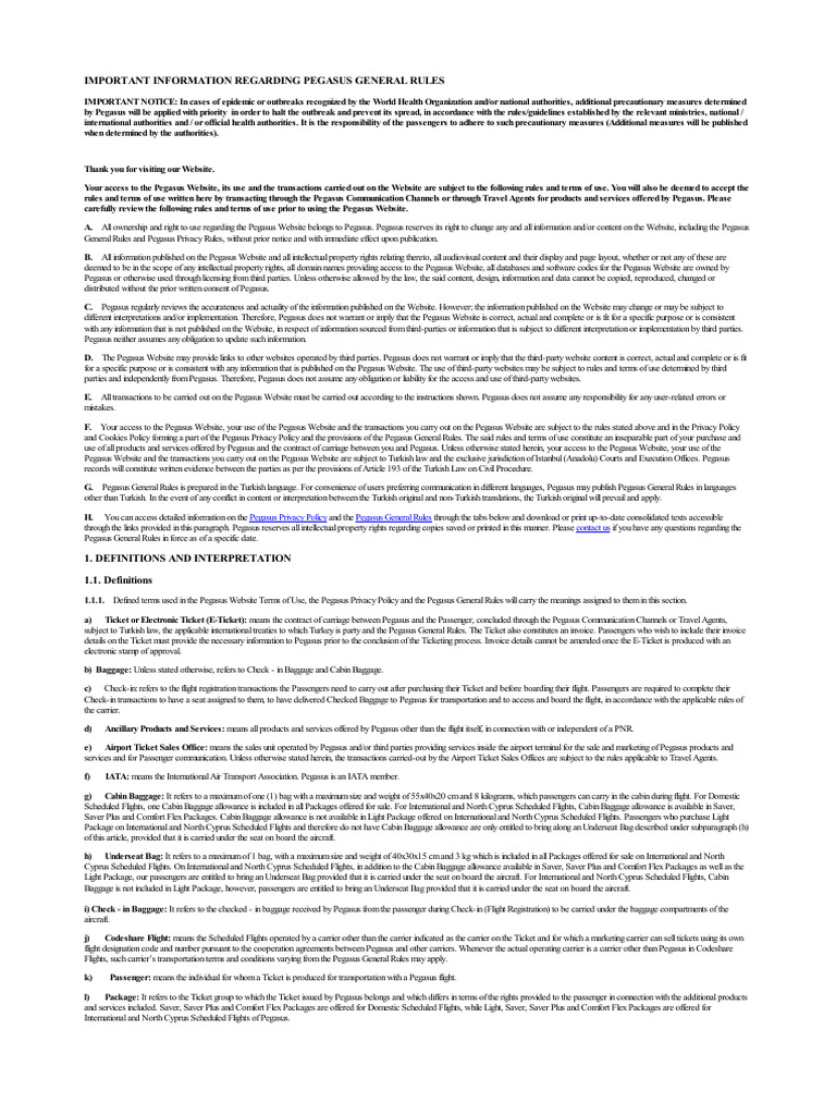 Pegasus - General Rules | PDF | Http Cookie | Transport Layer Security