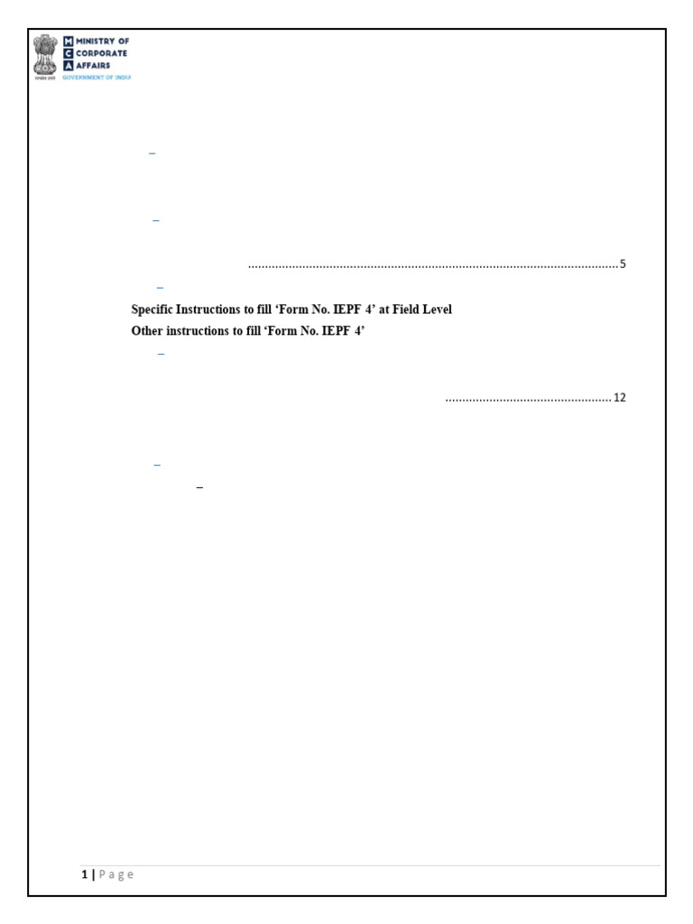 Instruction Kit Form No IEPF 4 20240718 | PDF | Computing