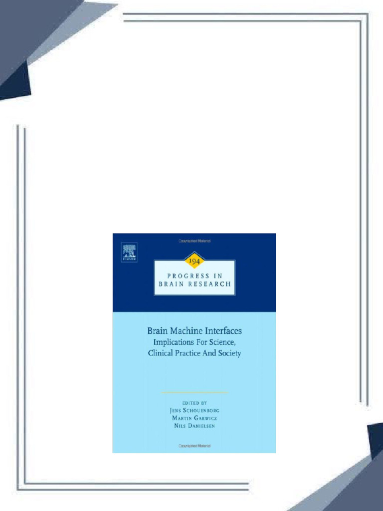 (Ebook) Brain Machine Interfaces: Implications for Science, Clinical ...