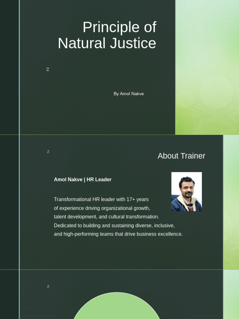 Principle of Natural Justice | PDF | Justice | Crime & Violence