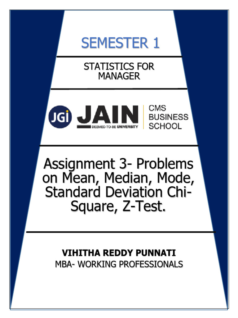 Assignment 3 - Vihitha Reddy - MBA WPA | PDF