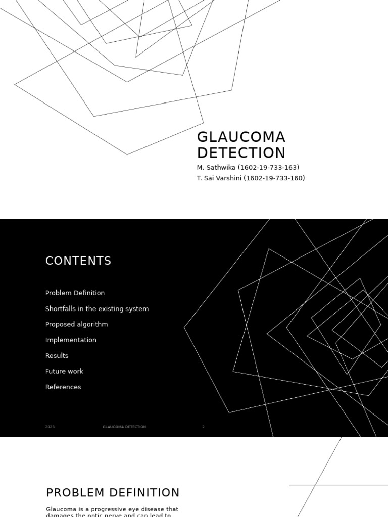 GLAUCOMA DETECTION Final | PDF | Glaucoma | Medical Diagnosis