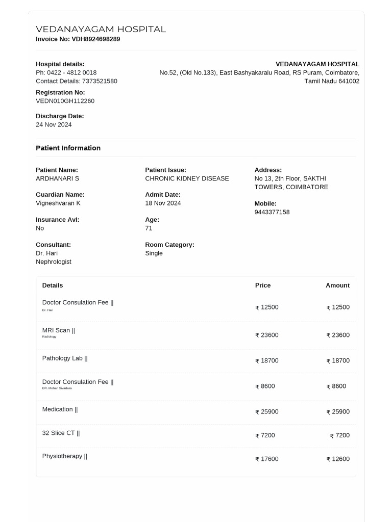 Medical Bill | PDF | Medical Specialties | Clinical Medicine