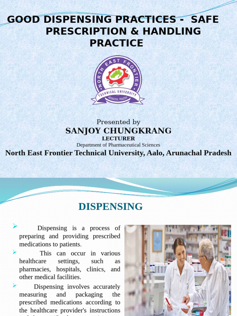 gooddispensingpracticesgdp-230921043523-a733b882 | PDF | Medical ...