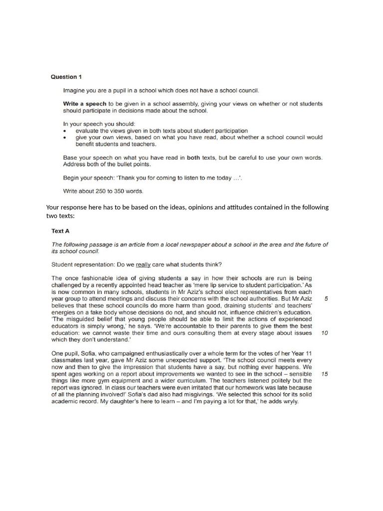 Persuasive Writing Task 24.11 | PDF