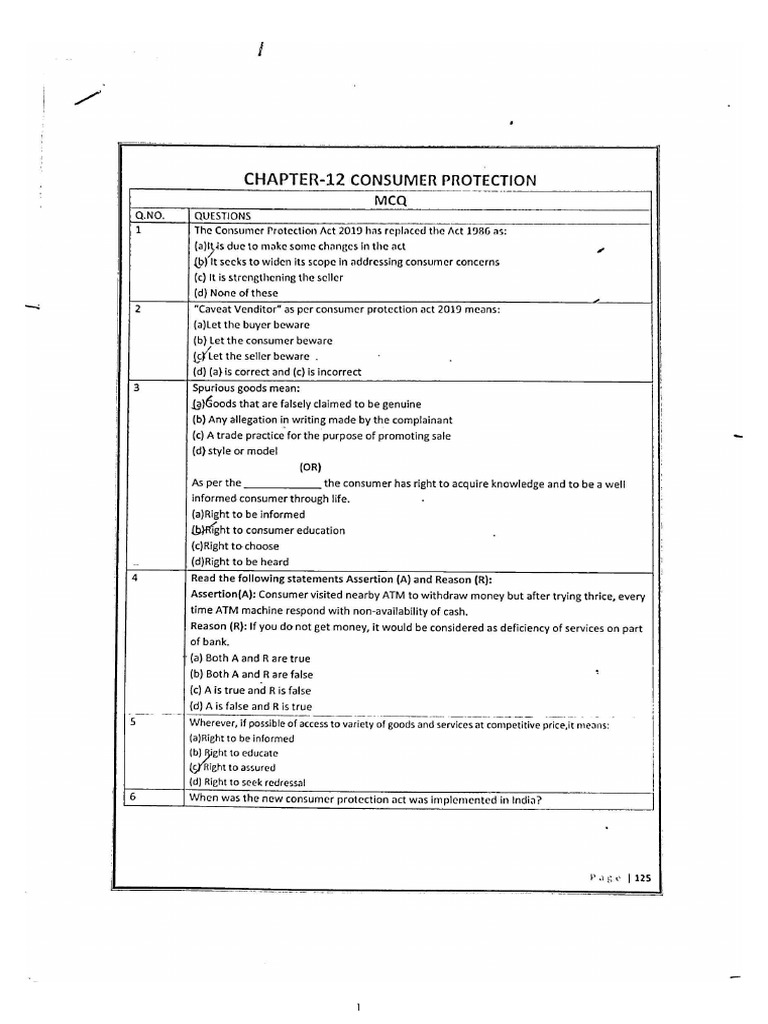 Consumer Protection | PDF