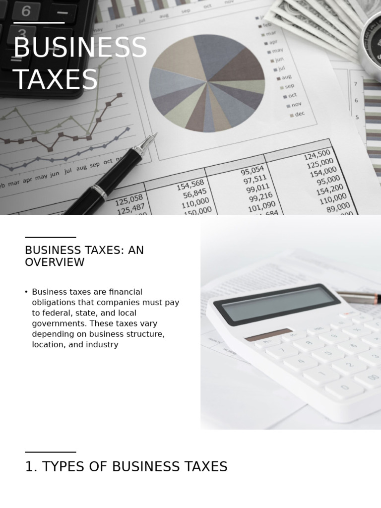 Business Taxes | PDF