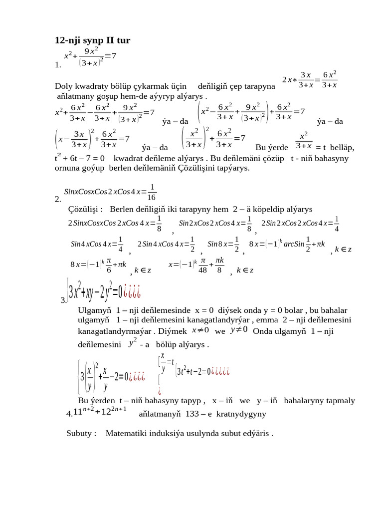 12 Synp II Tur | PDF