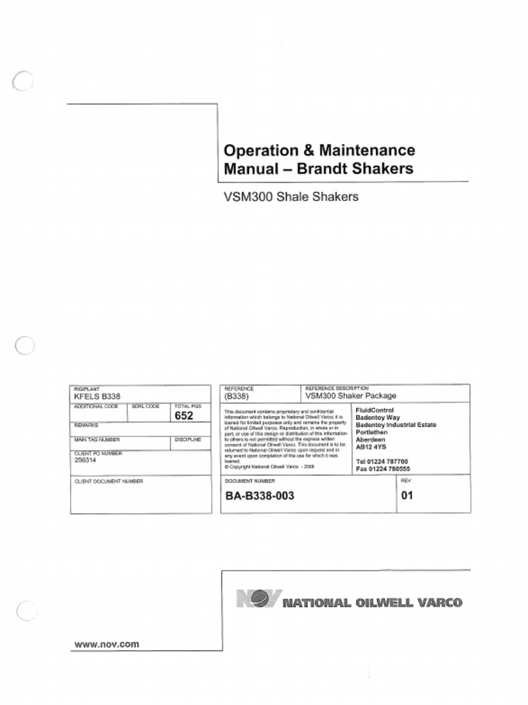 VSM300 Shale Shakers | PDF