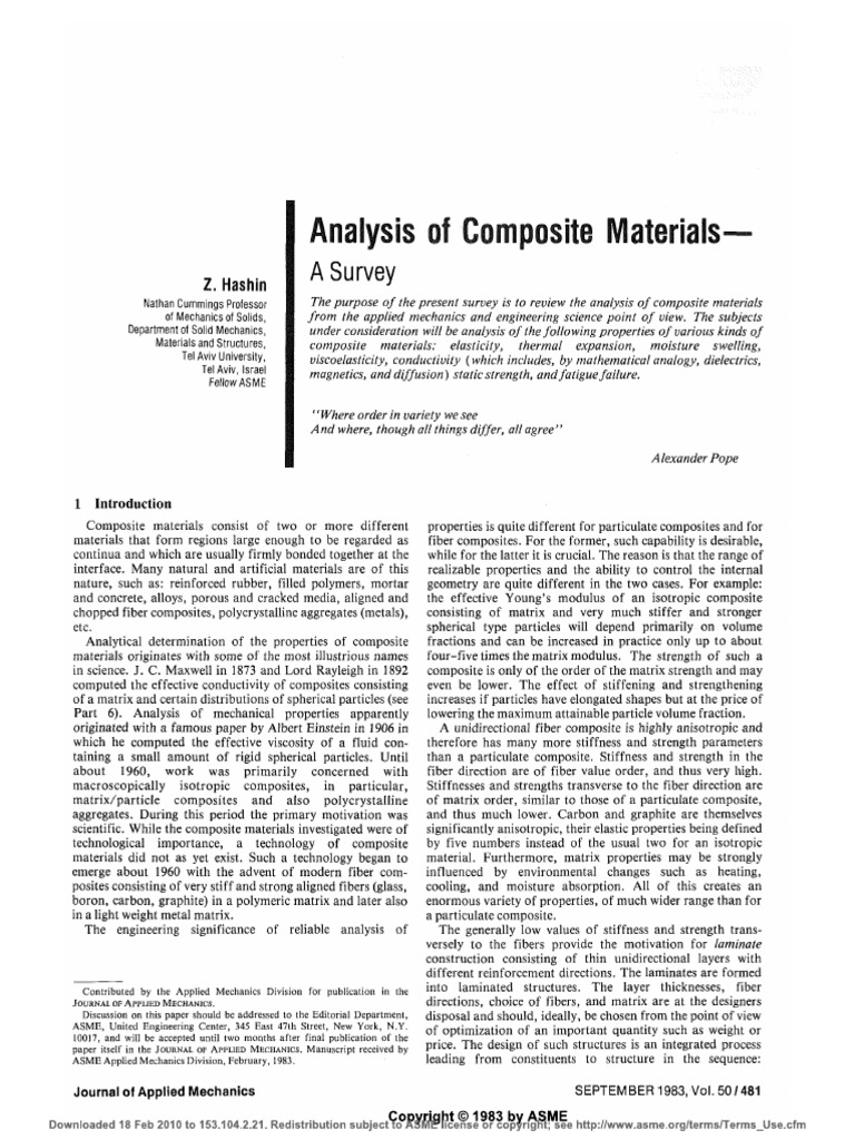 Composite Materials | PDF