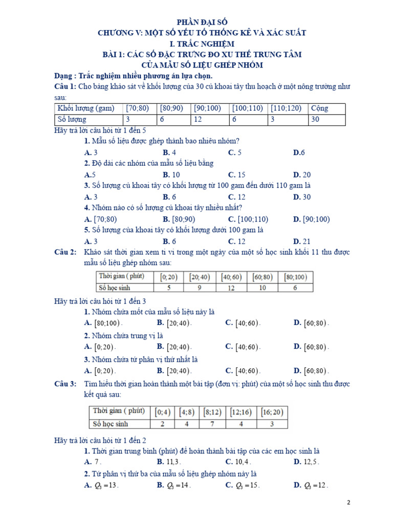 De Cuong Hoc Ky 2 Toan 11 Nam 2023 2024 Truong THPT Yen Hoa Ha Noi 2 10 | PDF