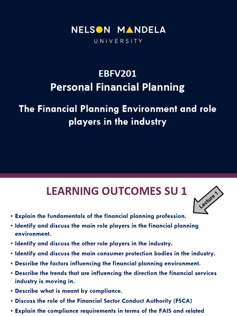 Ebf201 - 2024 - Su1 Role Players | PDF | Central Banks | Banks