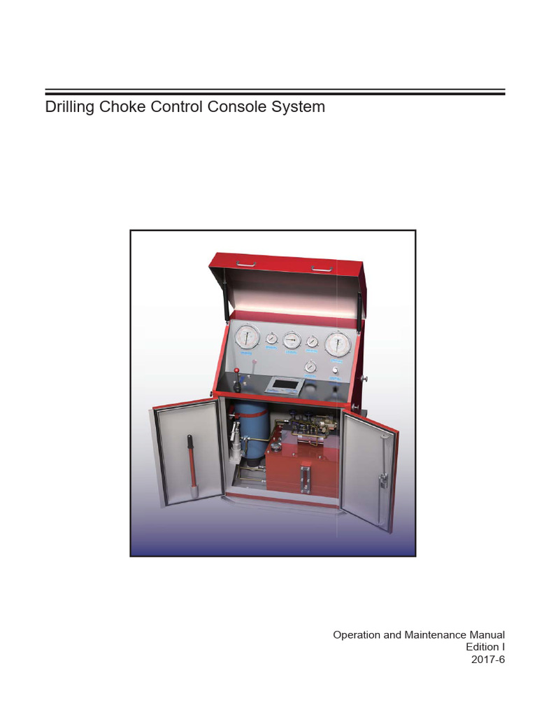 199 - Drilling Choke Control Console System | PDF | Valve | Pump
