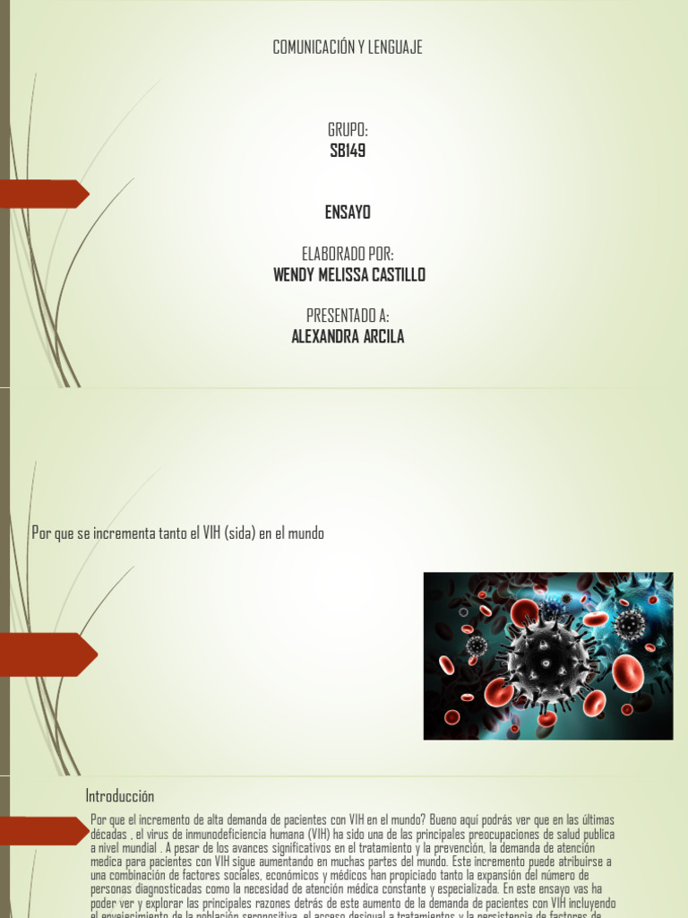 Aumento de Pacientes con VIH: Causas y Soluciones | PDF | VIH | VIH / SIDA