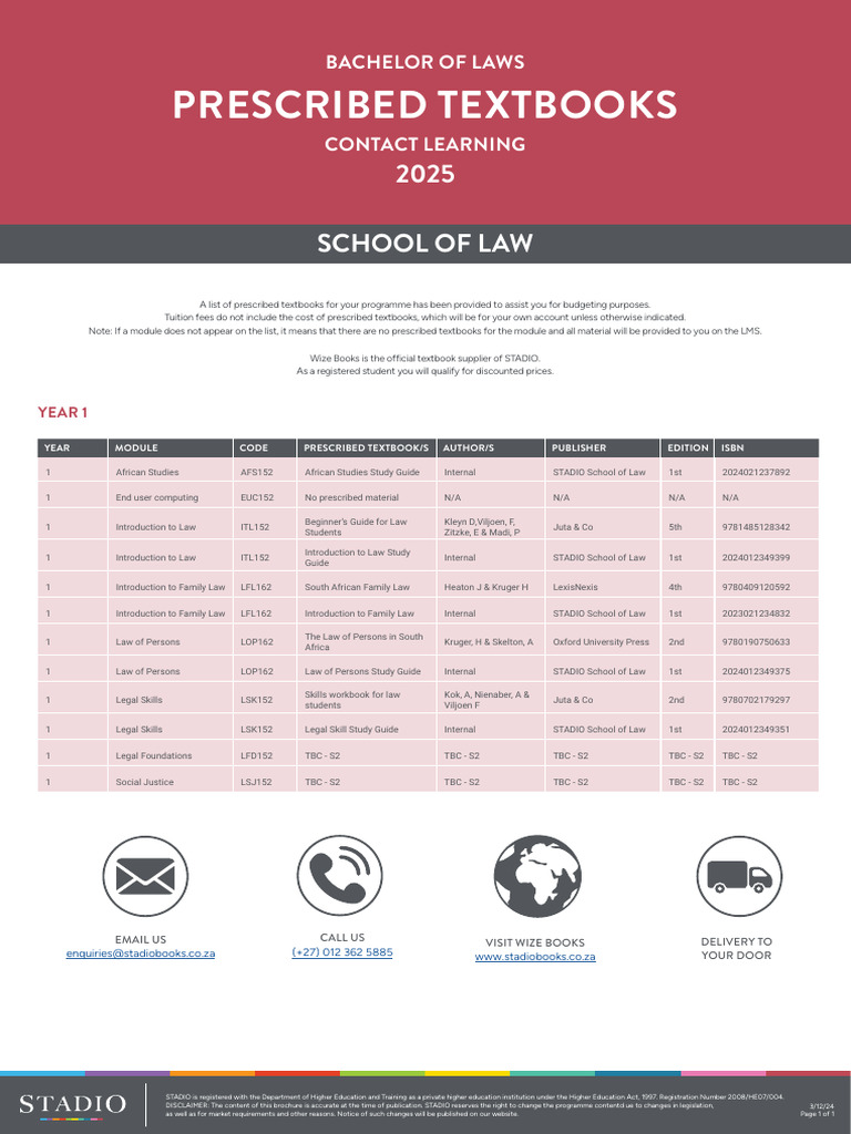 Stadio Sol LLB CL Textbooks 2025 (Website) | PDF | Textbook | Public Sphere
