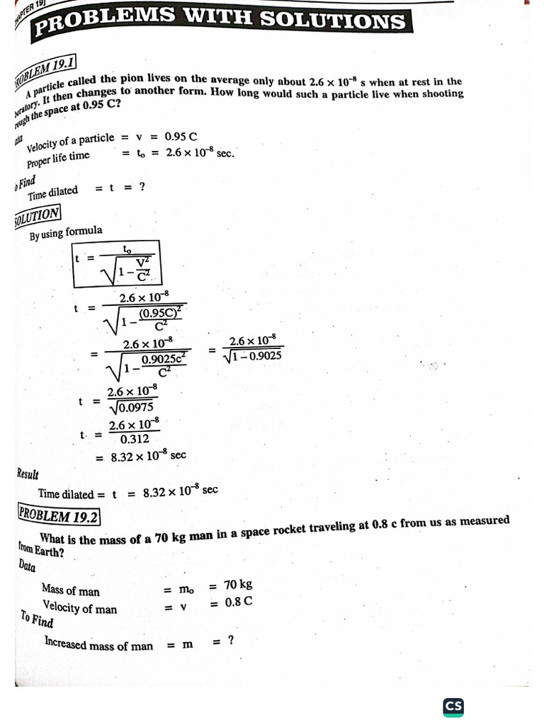 Solved Numericals Ch.19 Physics | PDF