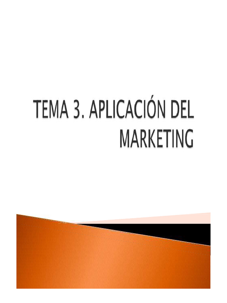 Unidad 3 El Mercado - Marketing Mix GM | PDF