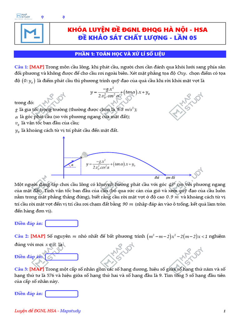 De Thi Khao Sat Chat Luong Ki Thi Danh Gia Nang Luc Hsa Lan 5 Math ...