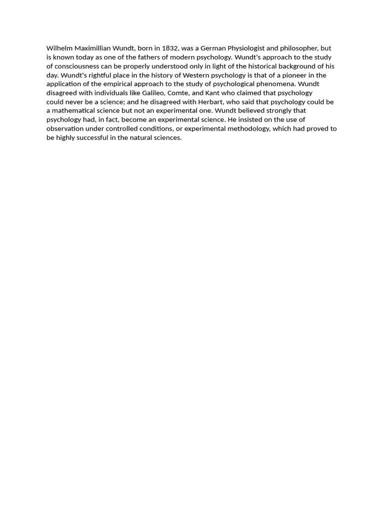 Wundt | PDF
