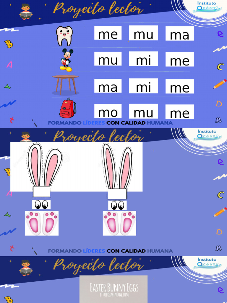 Actividades de sílabas y palabras para niños | PDF