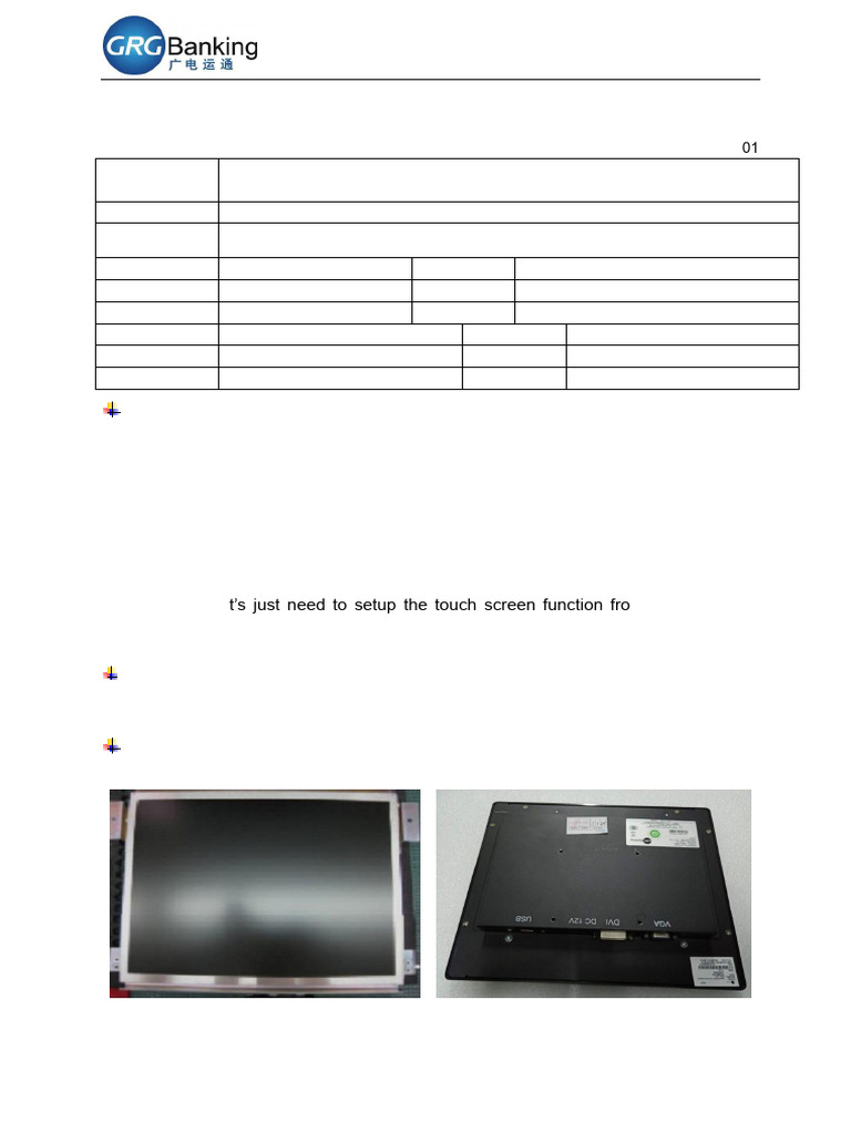 Setup Touch Function for Dual Screen ATMs | PDF | Personal Computers ...