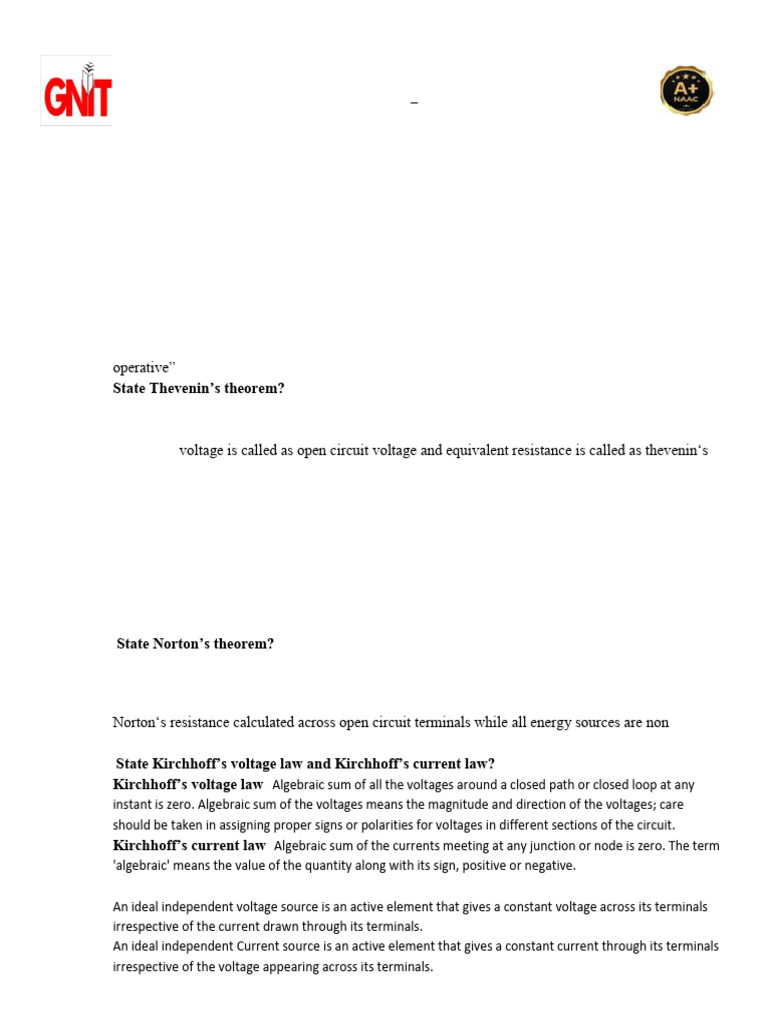 BEE QB With Solutions | PDF | Alternating Current | Electrical Network