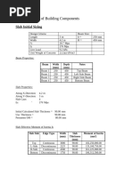 Slab Thickness Calculation Tables | PDF