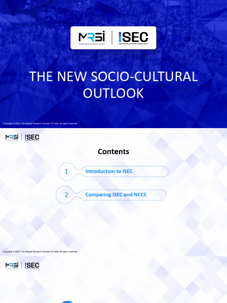 ISEC Introduction 2024 | PDF | Economies