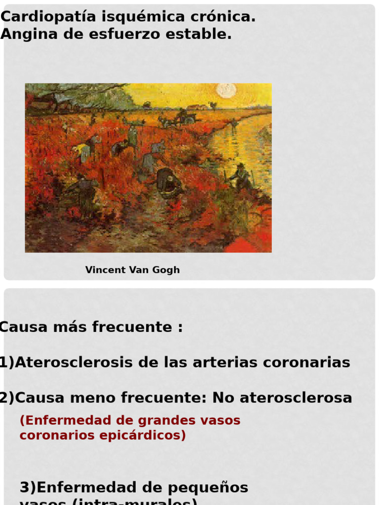 Angina Estable: Causas y Diagnóstico | PDF | Especialidades Medicas ...