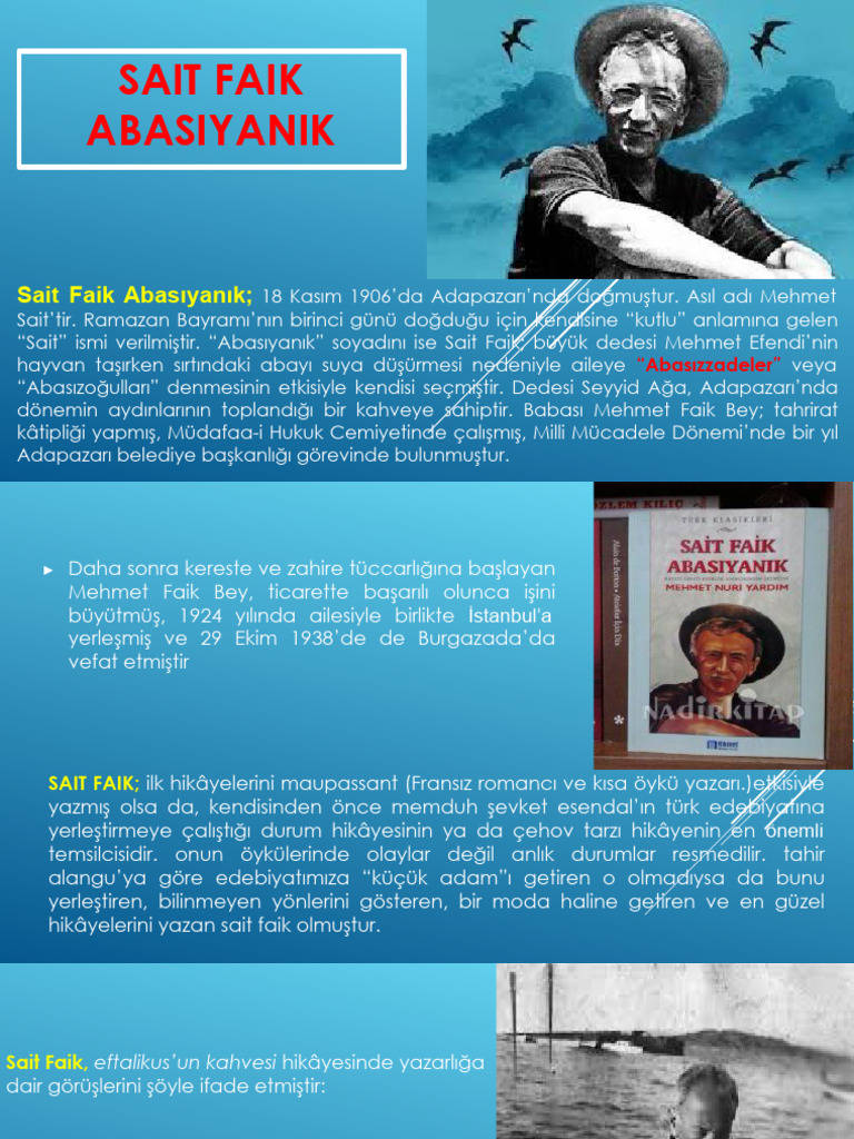 Sait Faik Abasiyanik | PDF