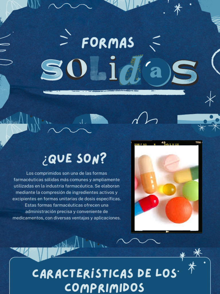 Comprimidos: Tipos, Ventajas y Fabricación | PDF | Tableta (Farmacia ...