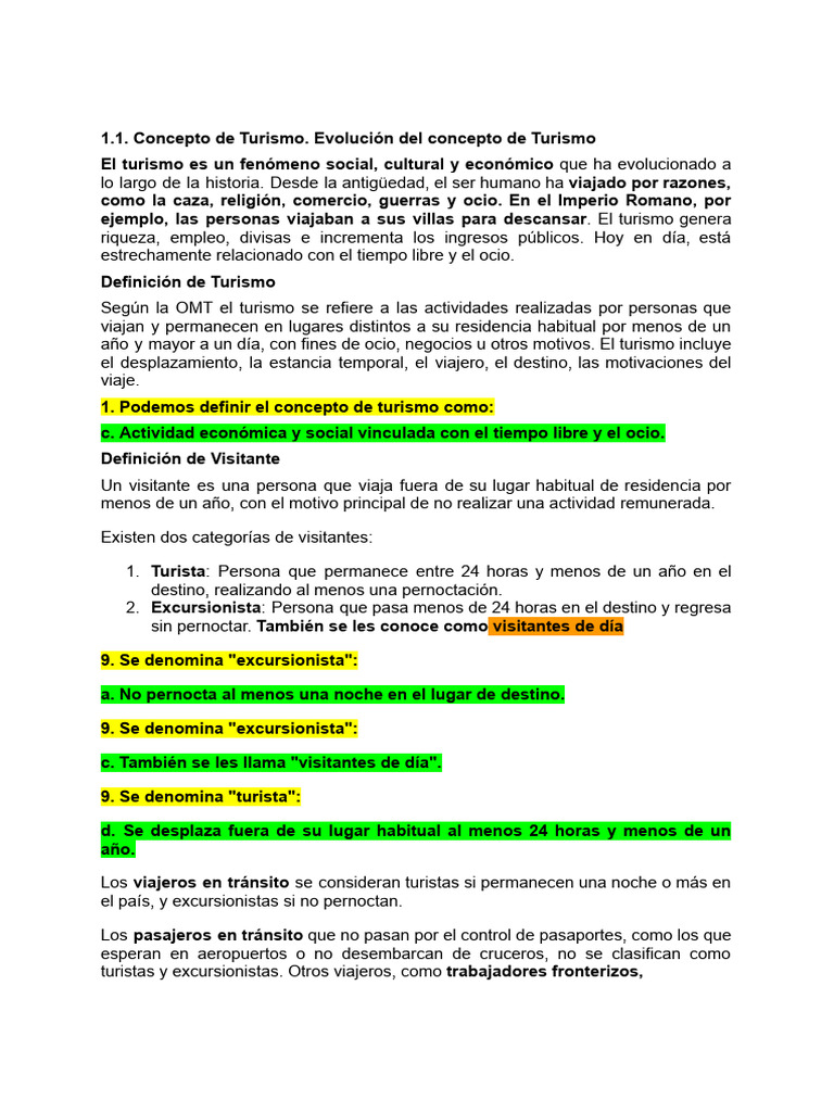 El Turismo y La Estructura Del Mercado Turístico | PDF