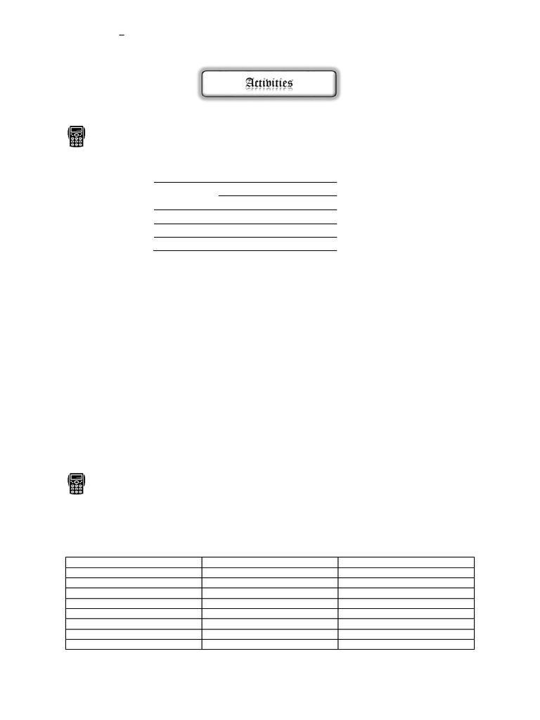 CE2_Chapter_3_ACTIVITIES | PDF | Physical Sciences | Materials