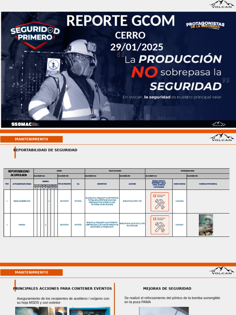 Felicitaciones y Seguridad en GCOM | PDF