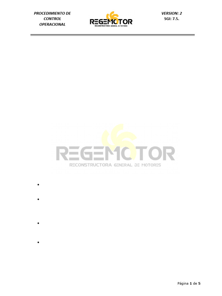 Procedimiento Control Operacional Ambiental | PDF | Business | Residuos